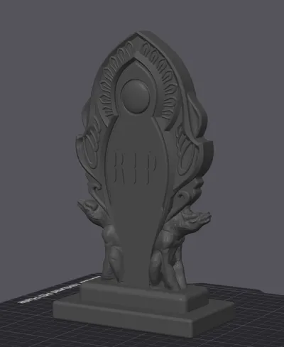 Enid's Tombstone from Wednesday Season 2 - Free 3D Print Model - MakerWorld