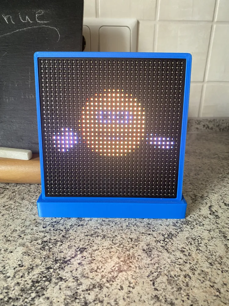 LED Matrix Wall Mount with Stand LED Pixel Board by eric.willms MakerWorld: Download Free 3D Models