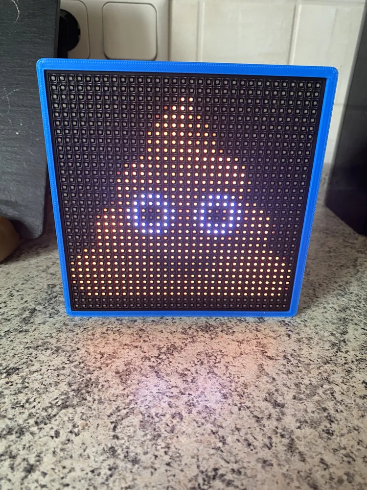 LED Matrix Wall Mount with Stand LED Pixel Board by eric.willms MakerWorld: Download Free 3D Models