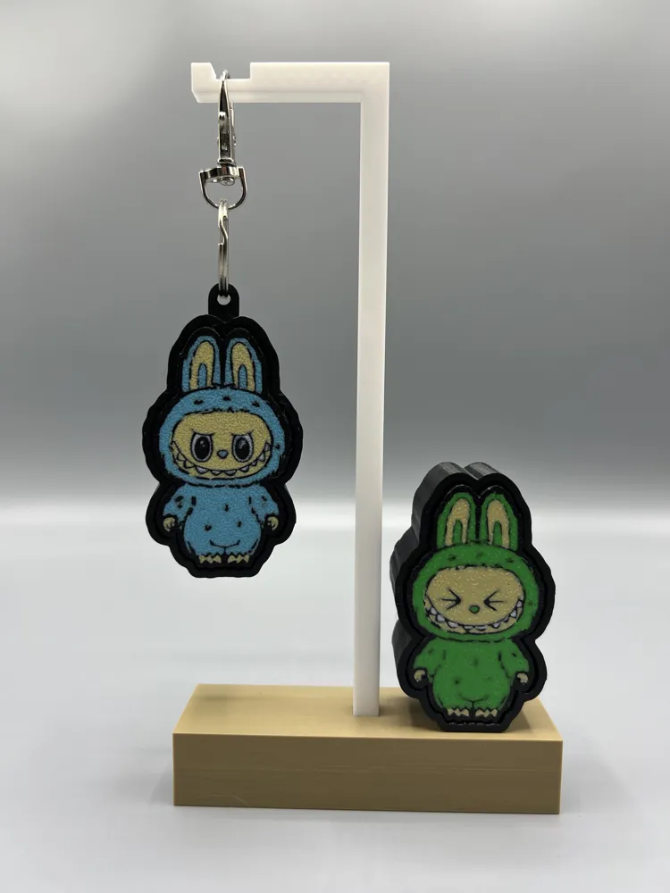 Labubu clicker fidget - Free 3D Print Model - MakerWorld
