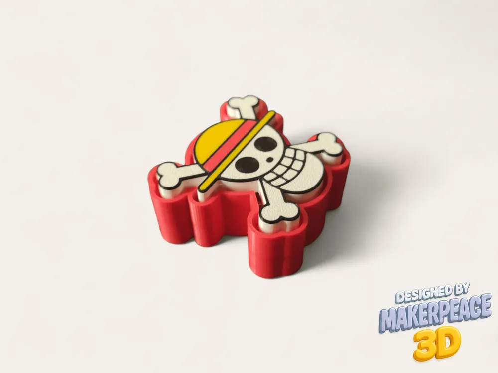 One Piece - Fidget Clickers-Luffy,Zoro,Sanji,Usopp by MakerPeace 3D ...