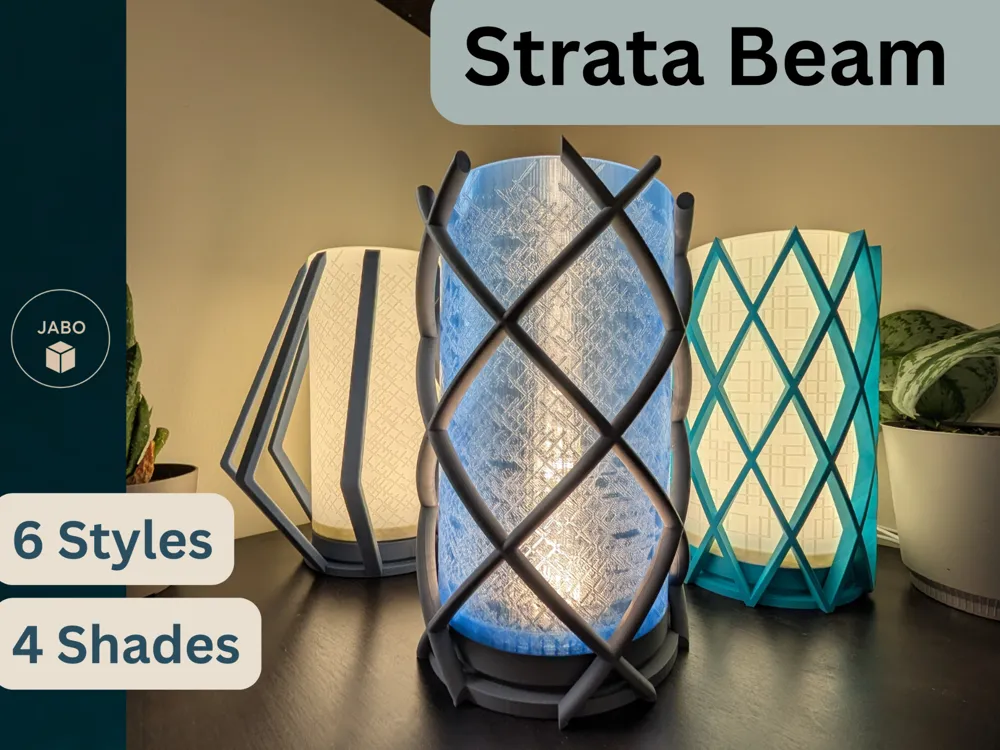 Strata Beam Modular Lamp by JABO Designs MakerWorld: Download Free 3D ...