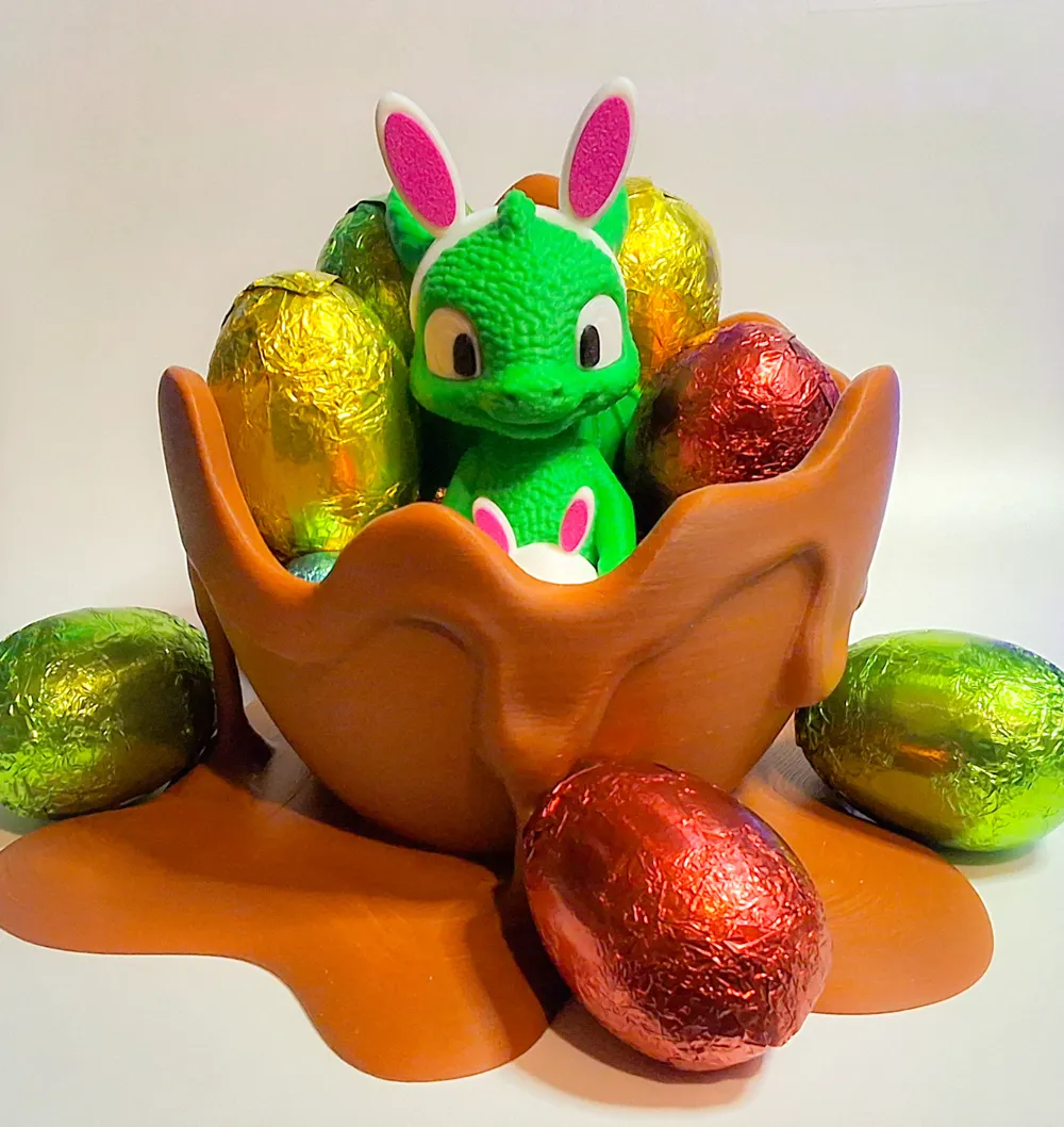 Easter Bunny Dragon by Valkyrie ForgeMakerWorld: Download Free 3D Models