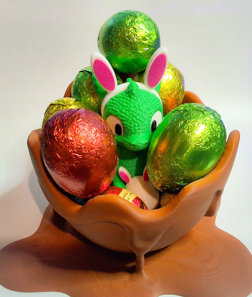Easter Bunny Dragon by Valkyrie ForgeMakerWorld: Download Free 3D Models