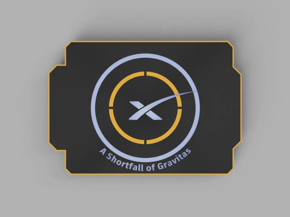 SpaceX ASOG Falcon 9 DroneShip Display/Coaster by PleasantNoob - MakerWorld