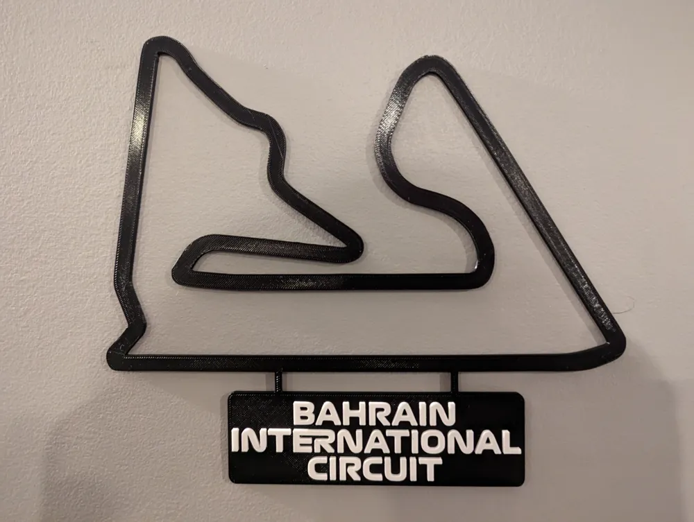 Bahrain International Circuit Track Map wth Nameplate by dakjones82 ...