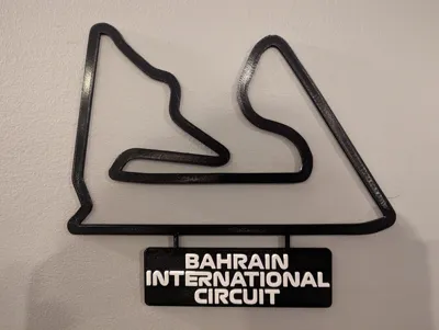 Lusail International Circuit Track Map (With Nameplate) by dakjones82 ...
