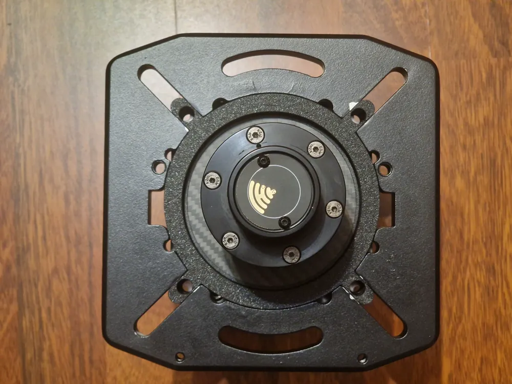 trak racer front simagic alpha mount center ring by SeltinoCZ - MakerWorld