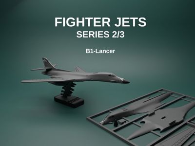 Fighter Jets Series Series 2/3 B1Lancer Kit Card by TobiDeve MakerWorld ...