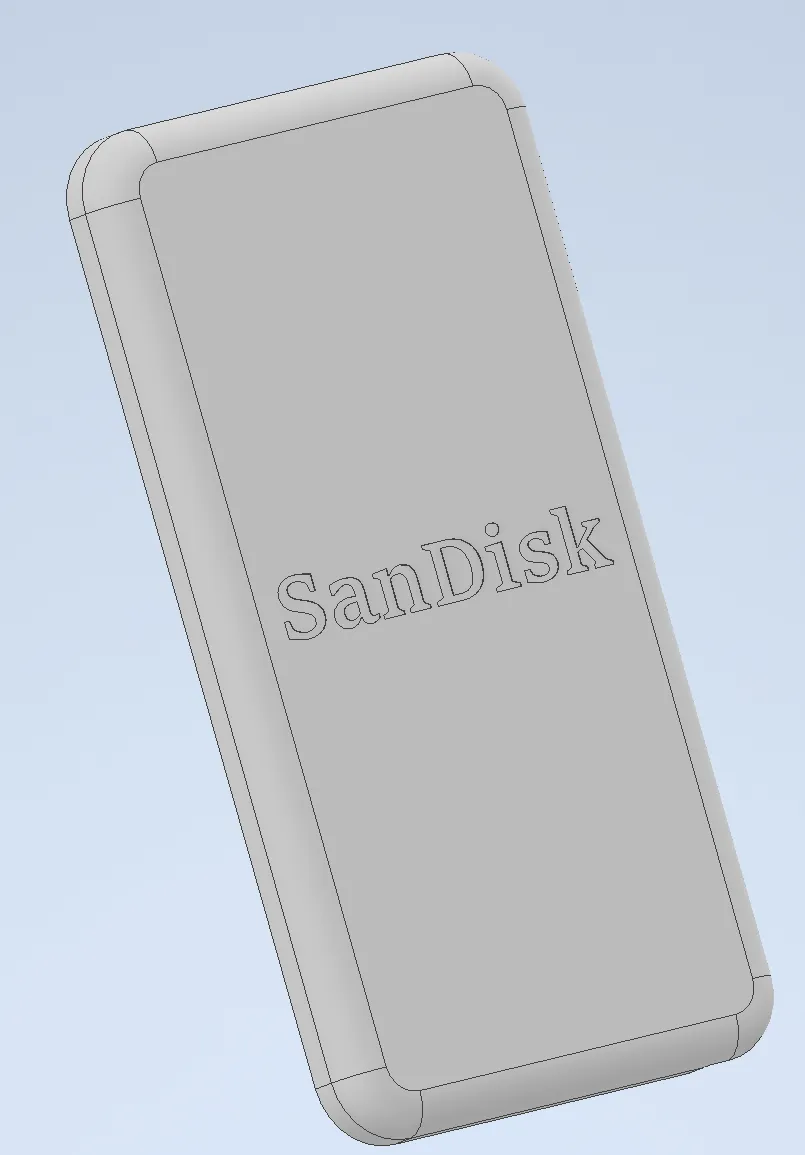 Sandisk Portable ssd COVER by mickknas - MakerWorld