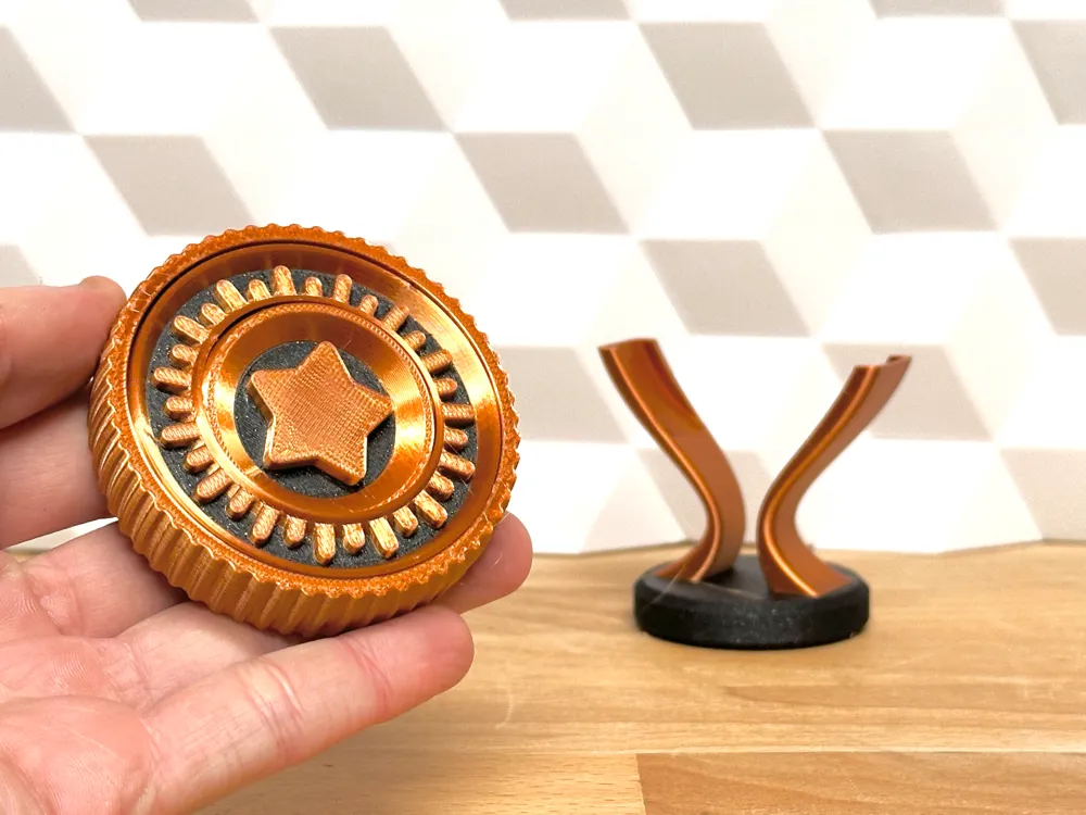 Fidget Medal Trophy (customize and spin!) by GlennovitS 3D MakerWorld ...