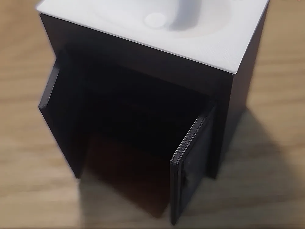 Dollhouse - Modern Bathroom Sink V2 - Free 3D Print Model - MakerWorld
