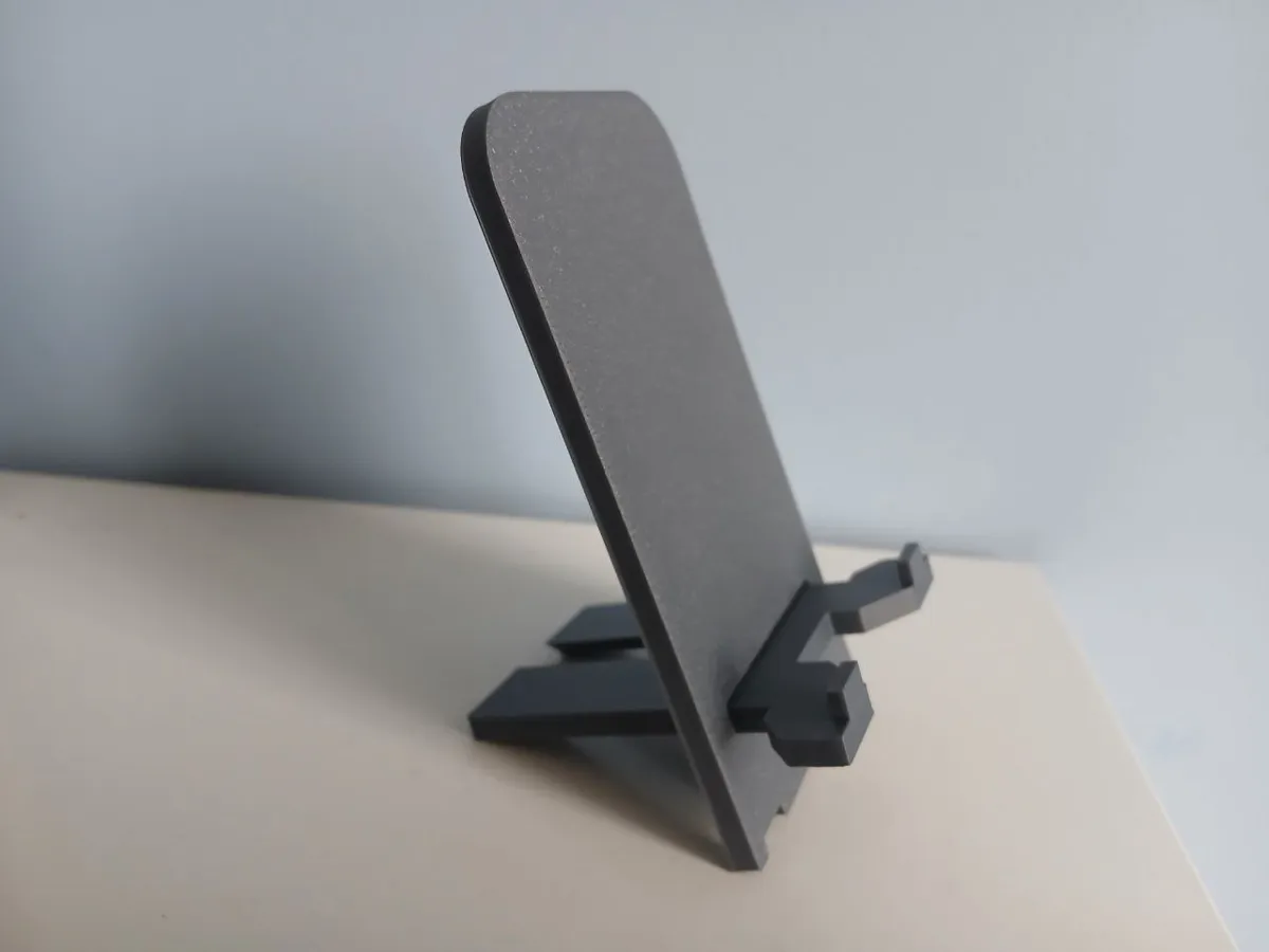 Phone Stand 2-Part Modular Minimalist Fold-Flat - Free 3D Print Model ...