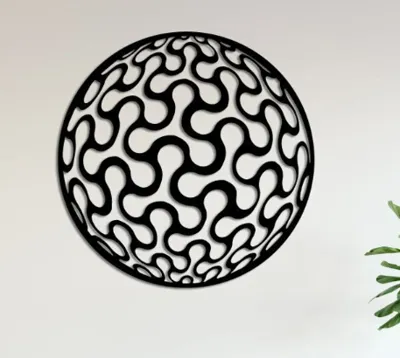 Wall / Art optical illusion 20x20x1,5 by Slovan - MakerWorld