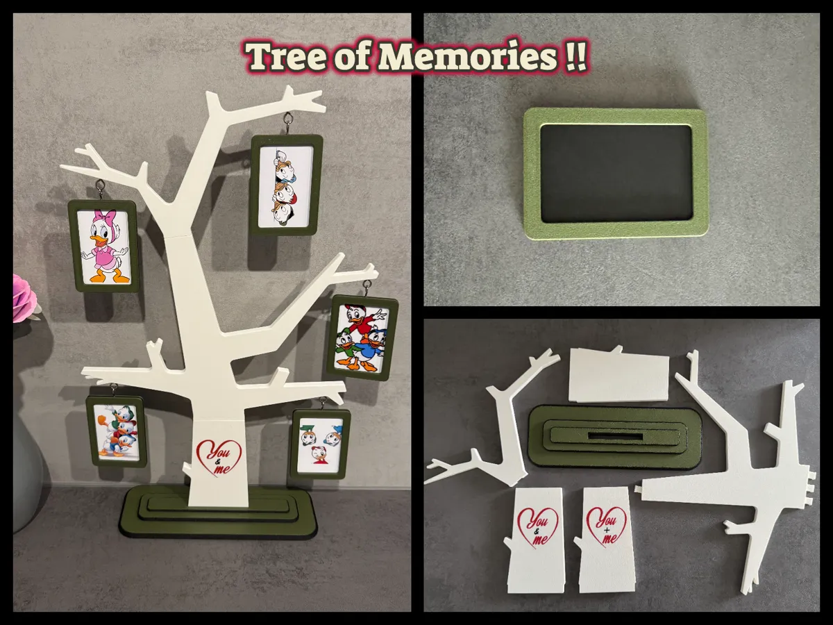 Large Format Photo Memory Tree - Free 3D Print Model - MakerWorld