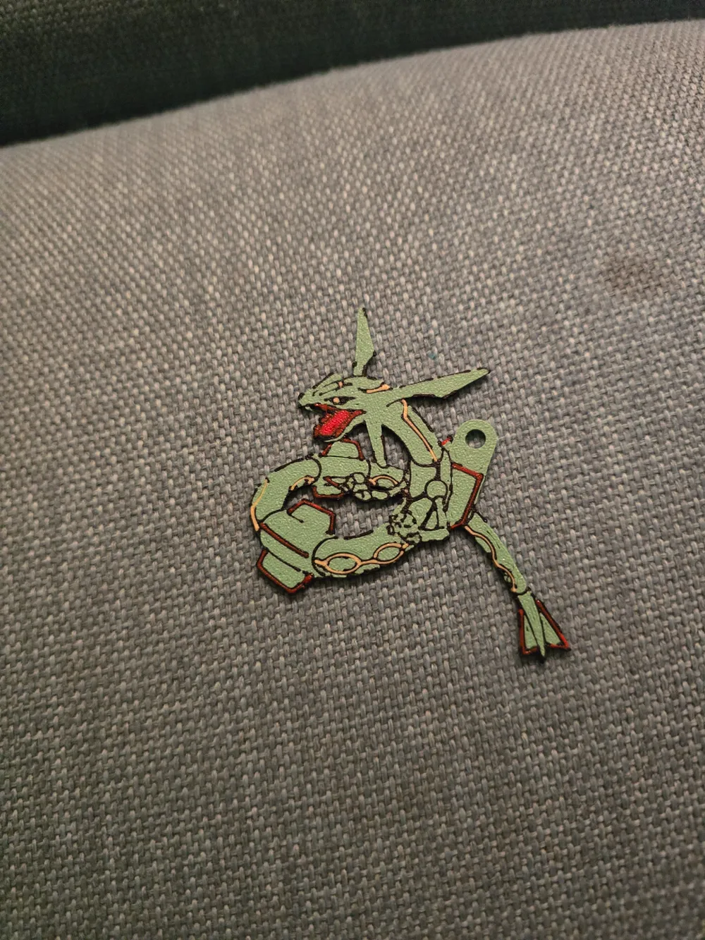Pokemon Rayquaza Child's Keychain by Frankie - MakerWorld