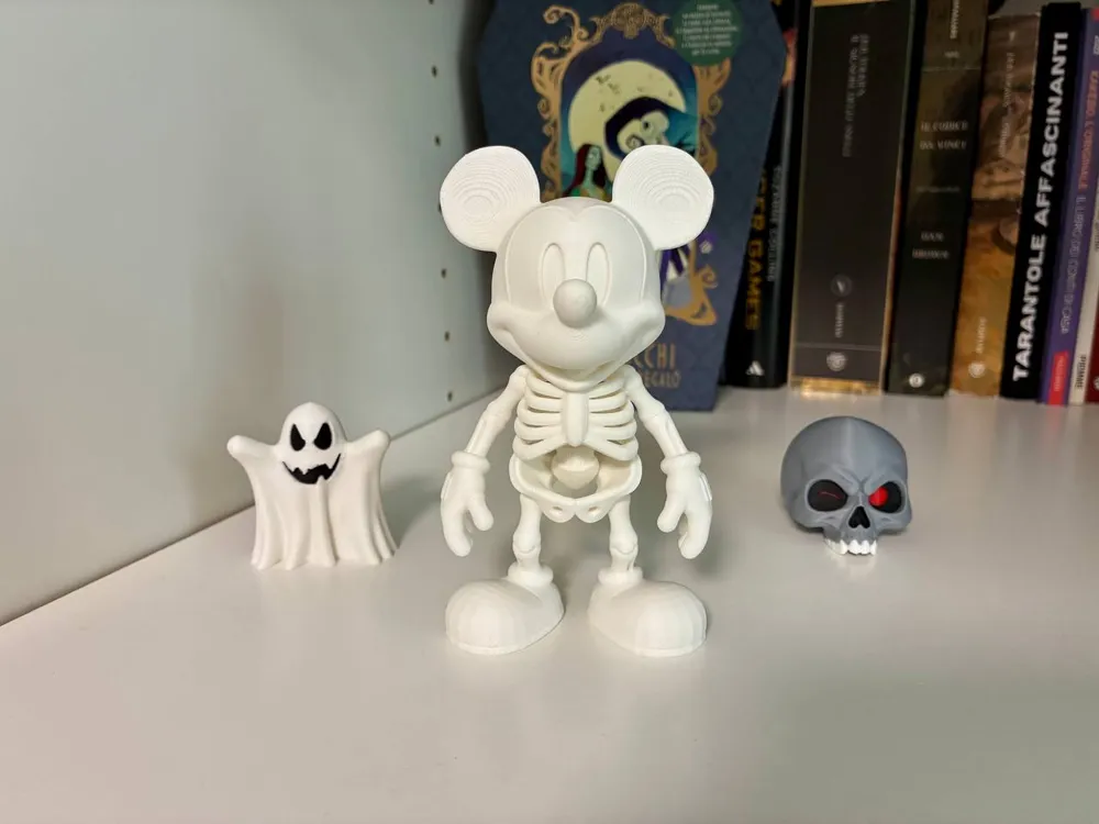 Mickey Mouse Skeleton - Free 3D Print Model - MakerWorld