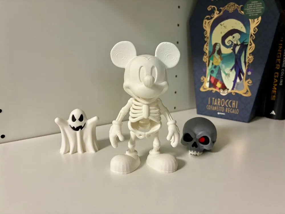Mickey Mouse Skeleton - Free 3D Print Model - MakerWorld