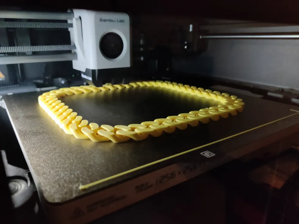 Cuban ChainMaker - Parametric chain generator - Free 3D Print Model - MakerWorld
