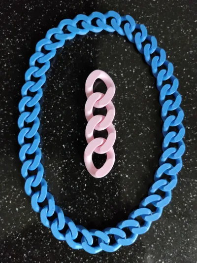 Cuban ChainMaker - Parametric chain generator by Koolm MakerWorld ...