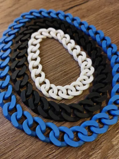 Cuban ChainMaker - Parametric chain generator by Koolm MakerWorld ...