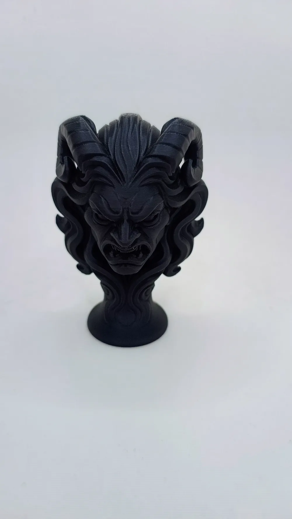 Night Demon – Hell Mask as a Decorative Idol - Free 3D Print Model ...