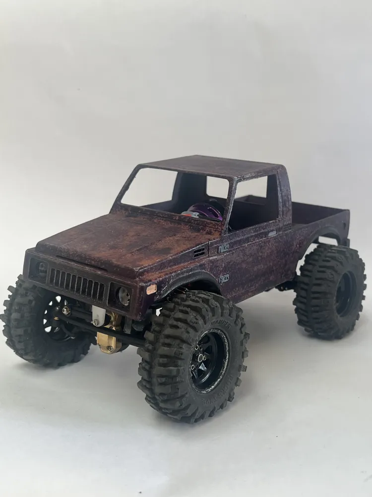 SCX24 'LWB' Suzuki Samurai - Free 3D Print Model - MakerWorld