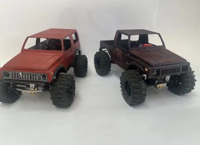 SCX24 'LWB' Suzuki Samurai - Free 3D Print Model - MakerWorld