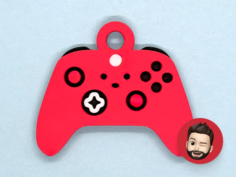Gaming Xbox One controller keychain by nicodeimos - MakerWorld
