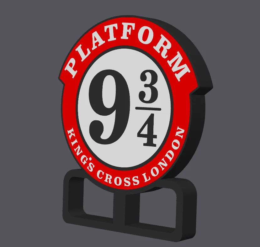 Harry Potter Platform 9 3/4 LED Lightbox incl. Stand by tino_1981 ...