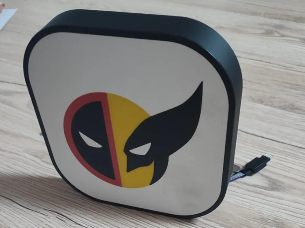 Lightbox Deadpool & Wolverine by SwotariCZ - MakerWorld