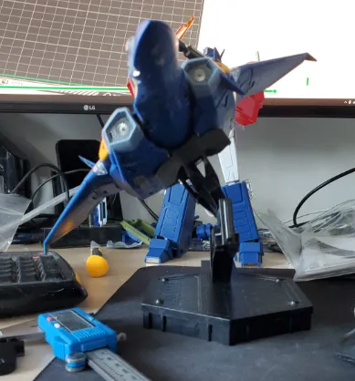 Bandai DX Stand Adapter Macross Banking/Tilt angle by Cent - MakerWorld