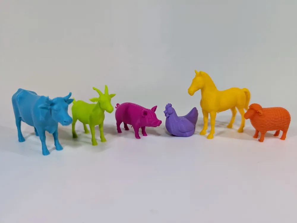 Farm Animal Minis - MakerWorld 3D Model | 3Drop