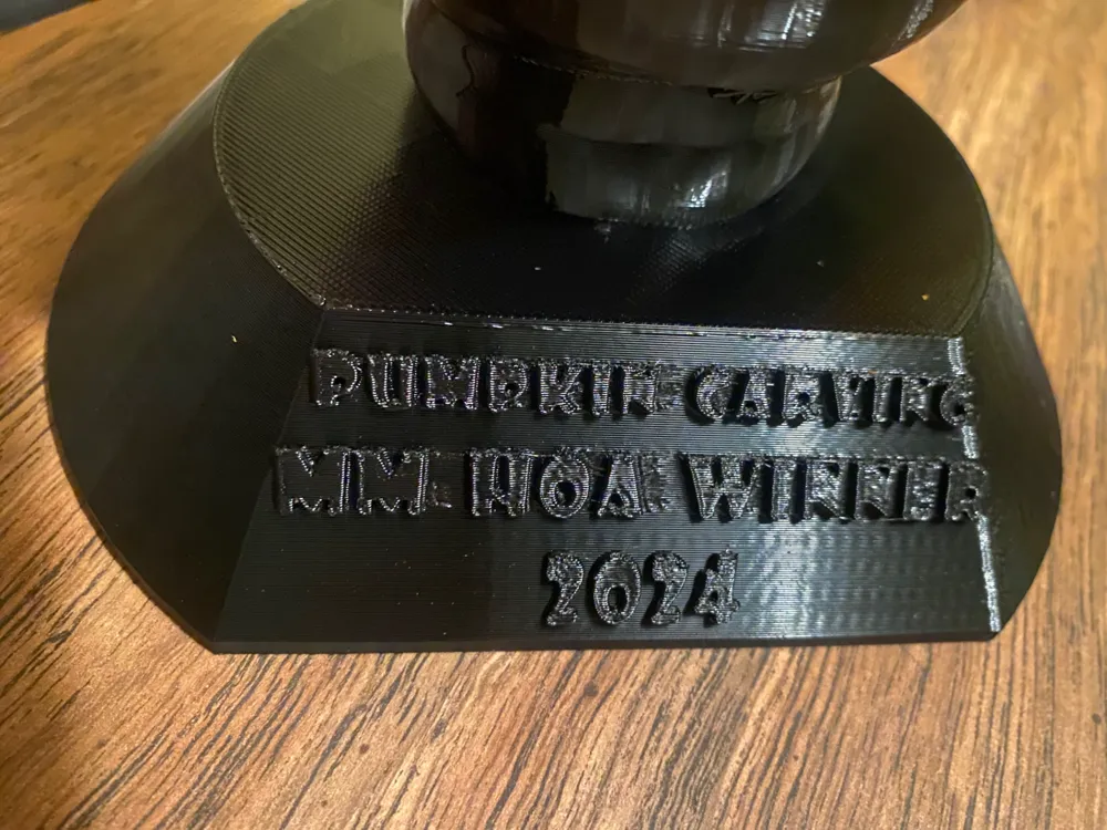 Pumpkin Carving Trophy by Ninjake 3Designs MakerWorld: Download Free 3D ...