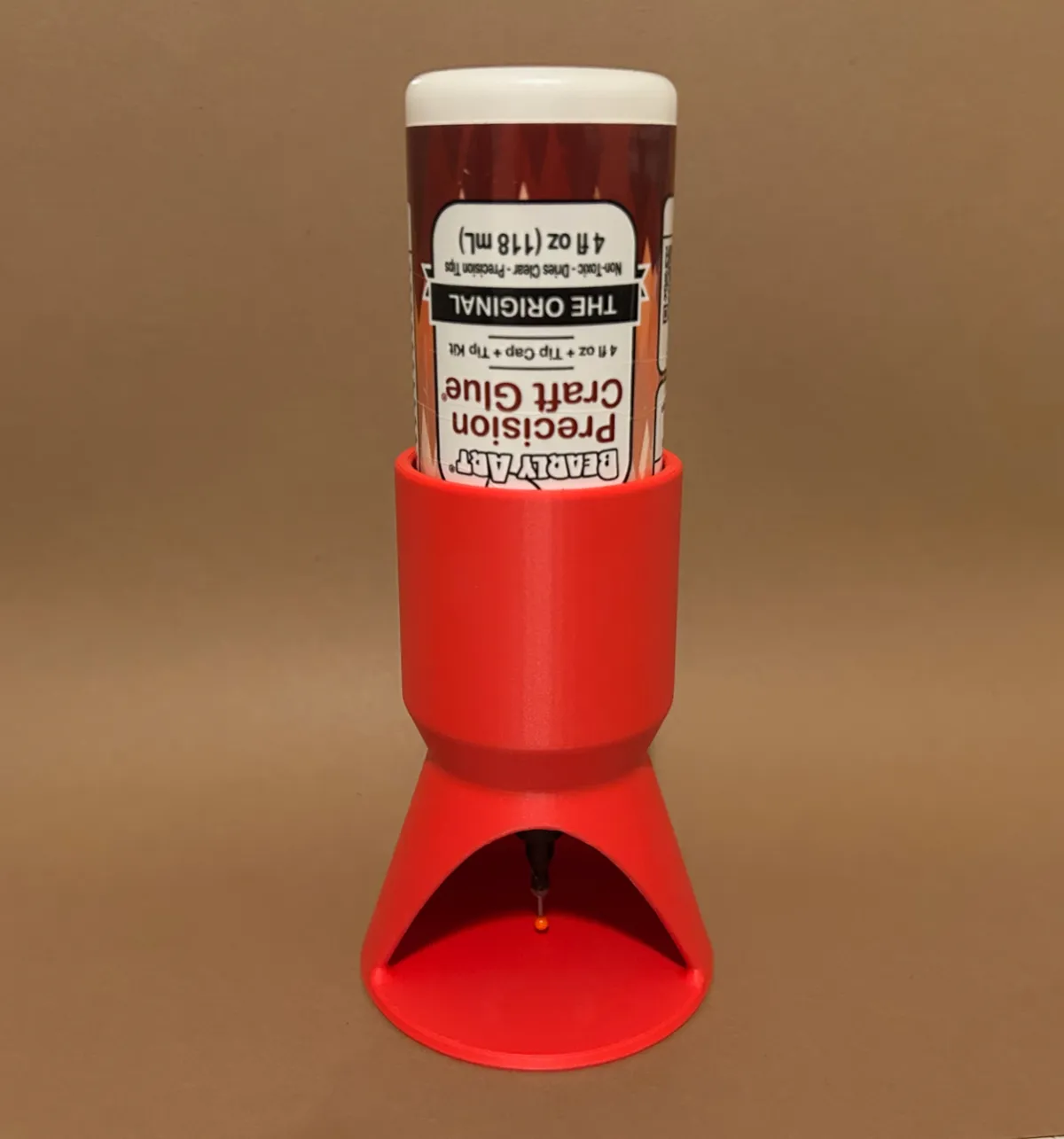 Inverted Bottle Stand for Bearly Art Craft Glue - Free 3D Print Model ...