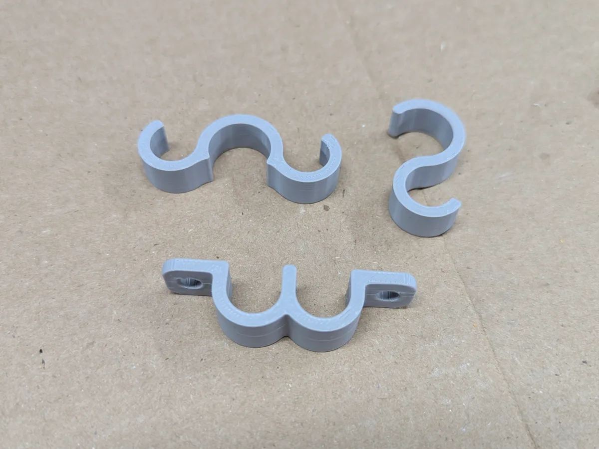 3/8" tubing support collection - Free 3D Print Model - MakerWorld