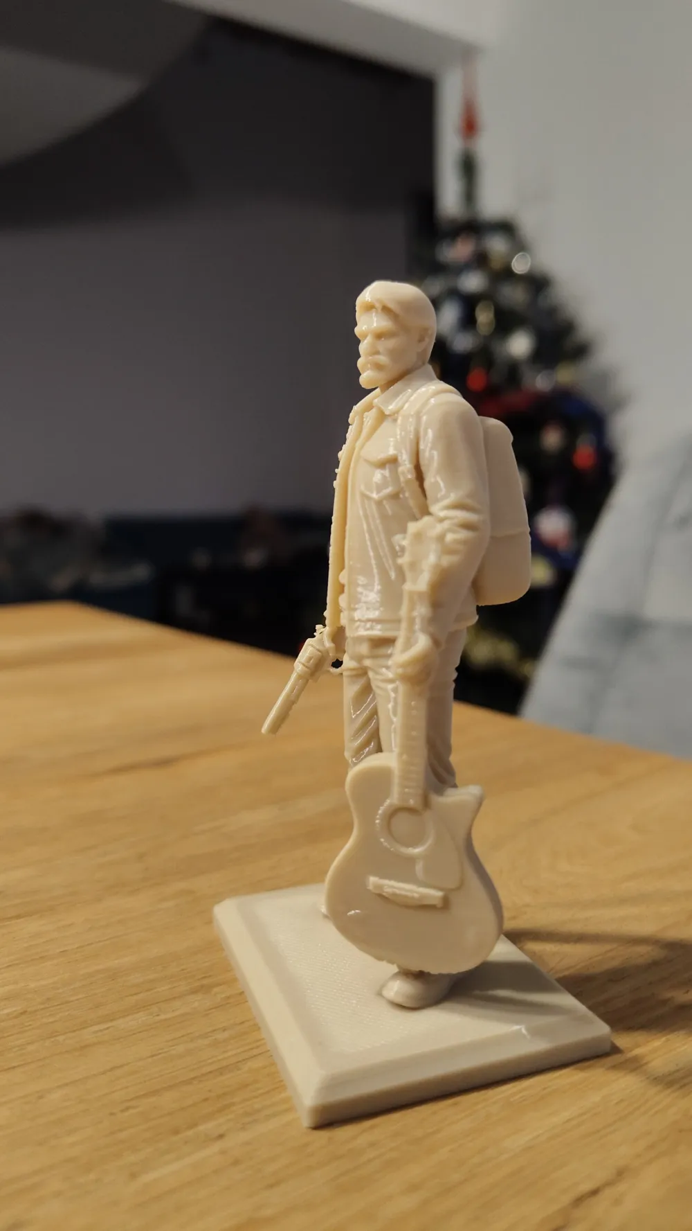 Joel – The Last of Us Survivor Figurine - Free 3D Print Model - MakerWorld