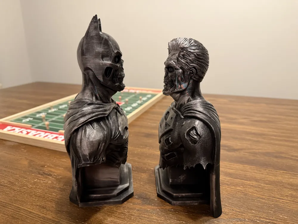 Zombie Superman Bust - Free 3D Print Model - MakerWorld