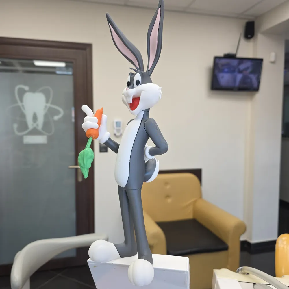 Bugs Bunny -No AMS- Easy assembly - Free 3D Print Model - MakerWorld