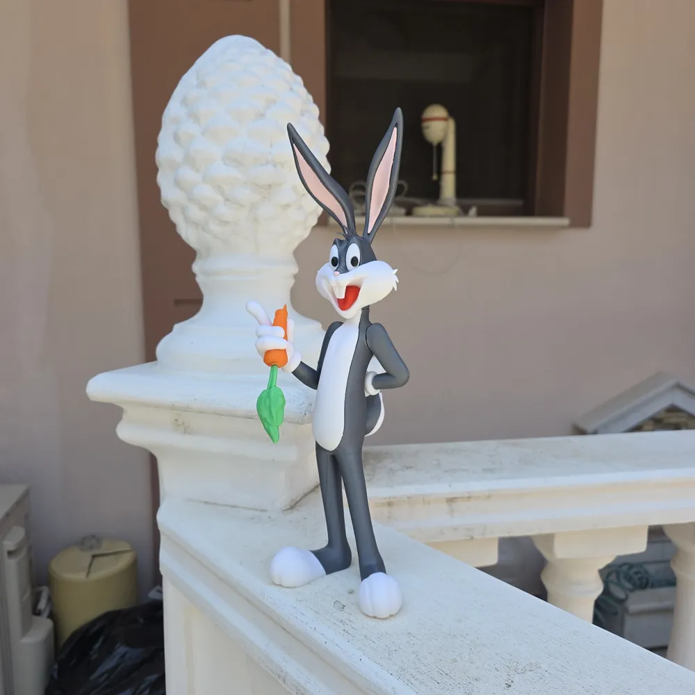 Bugs Bunny -No AMS- Easy assembly - Free 3D Print Model - MakerWorld