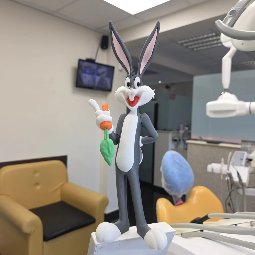 Bugs Bunny -No AMS- Easy assembly - Free 3D Print Model - MakerWorld