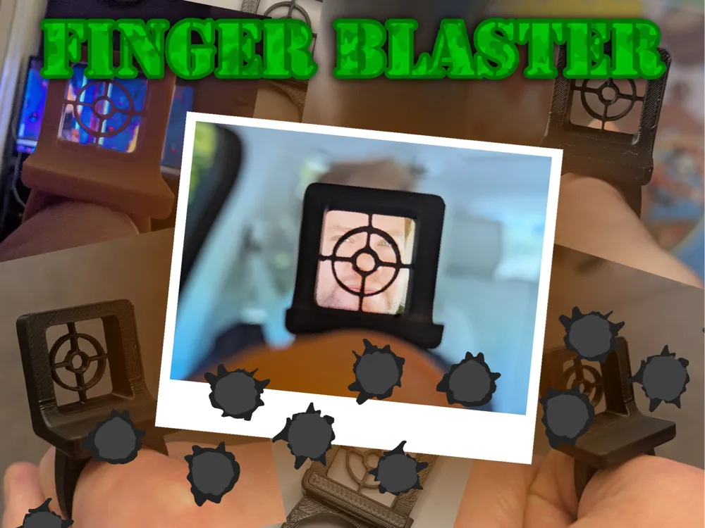 Finger Blaster (ring scope) by audiopsyence - MakerWorld