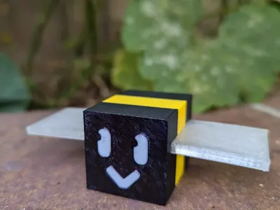 Bee Swarm Simulator - Basic Bee - Free 3D Print Model - MakerWorld