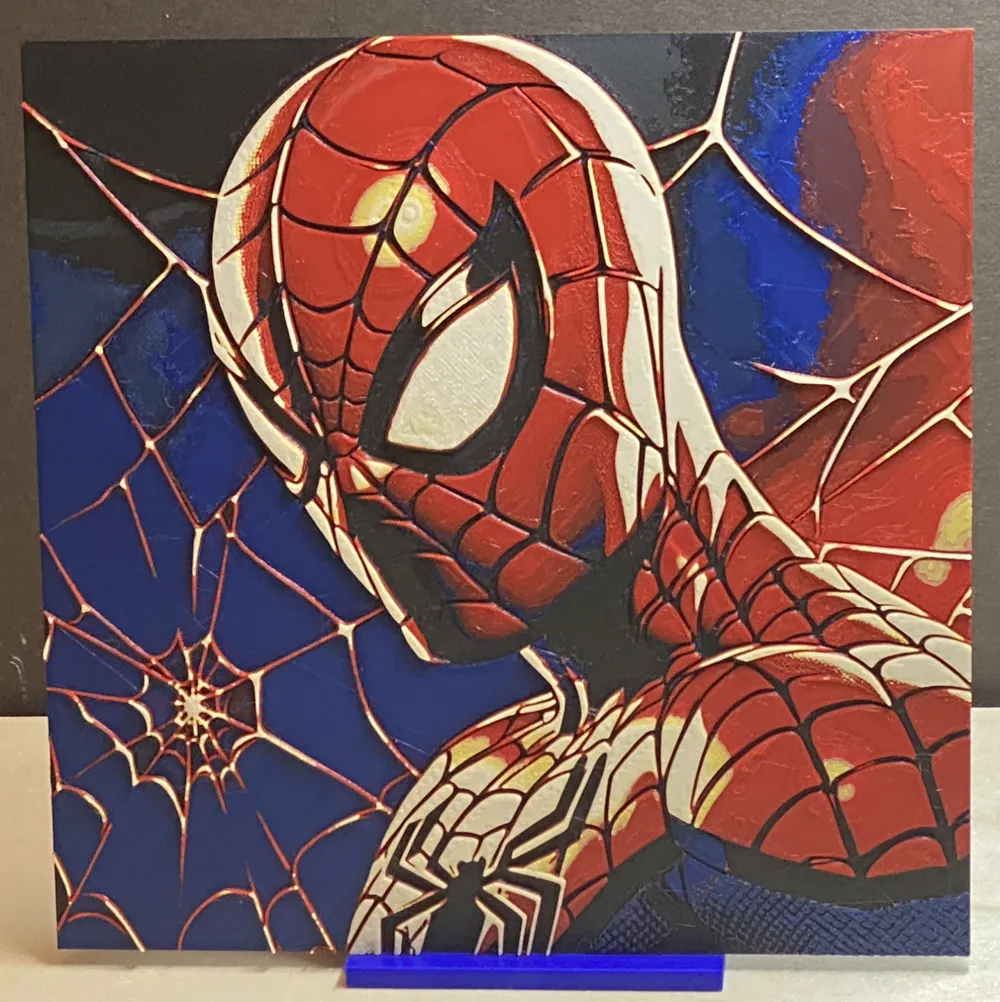 Spider-Man (Hueforge 5-color) by donna_meland - MakerWorld