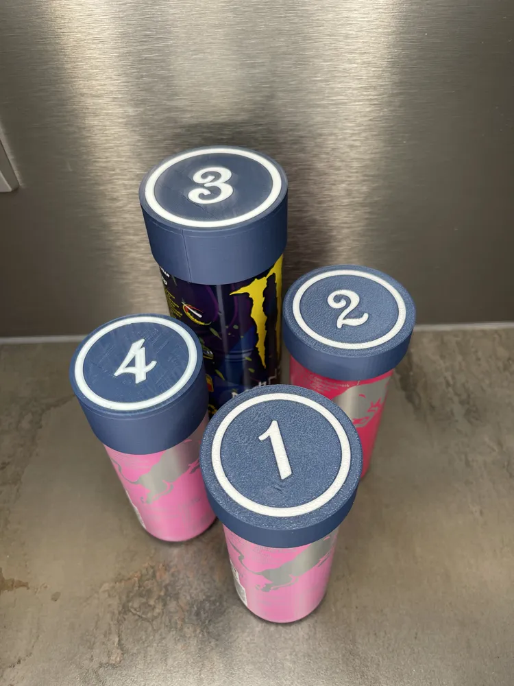 Energy / Drink Can Advent Calendar - Free 3D Print Model - MakerWorld