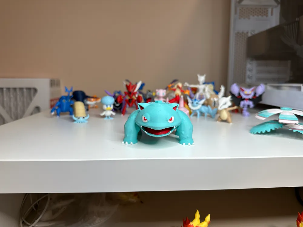 Venusaur (Pokemon) 65mm tall - Free 3D Print Model - MakerWorld
