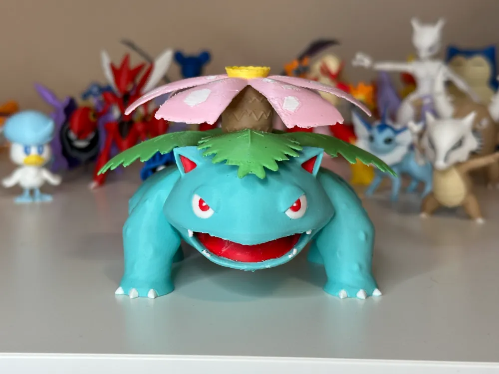 Venusaur (Pokemon) 65mm tall by LCFigure MakerWorld: Download Free 3D ...