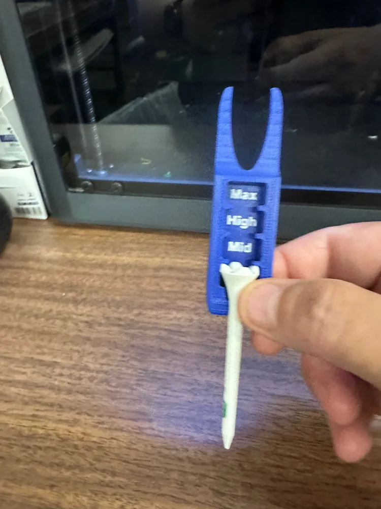 2 in 1 Divot & Tee Height tool - Free 3D Print Model - MakerWorld