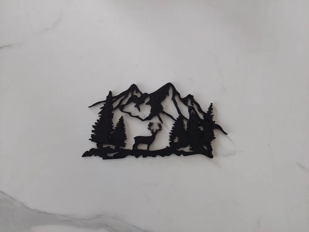 mountain landscape wall art by jackplusMakerWorld: Download Free 3D Models