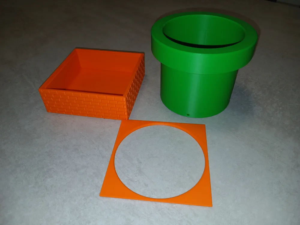 VASO COM TEMA TUBO SUPER MARIO BROS - Modelo gratuito para impressão 3D ...